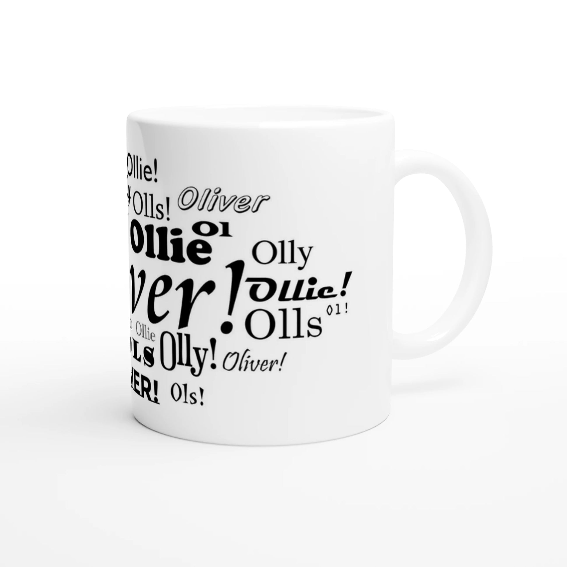 Oliver! White 11oz Ceramic Mug – James Butler